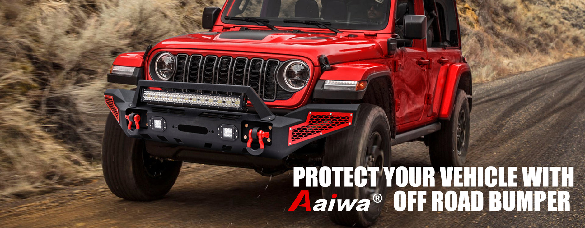 AAIWA® Heavy-Duty Steel front & rear bumpers for Your Vehicle